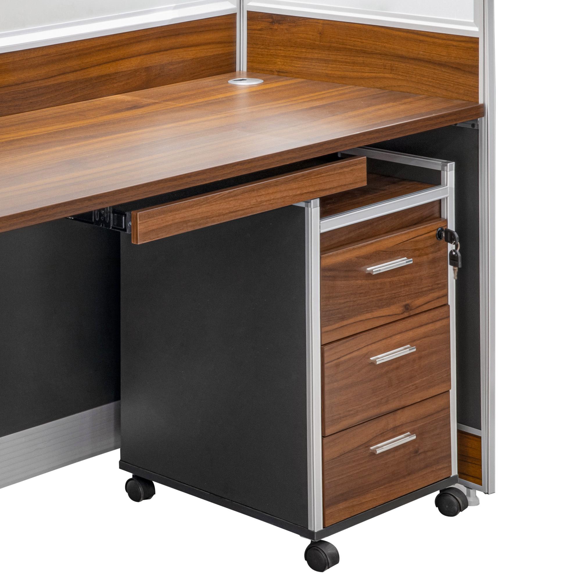 FR Two Seater Workstation Cubicle 403205 | Furniture Republic