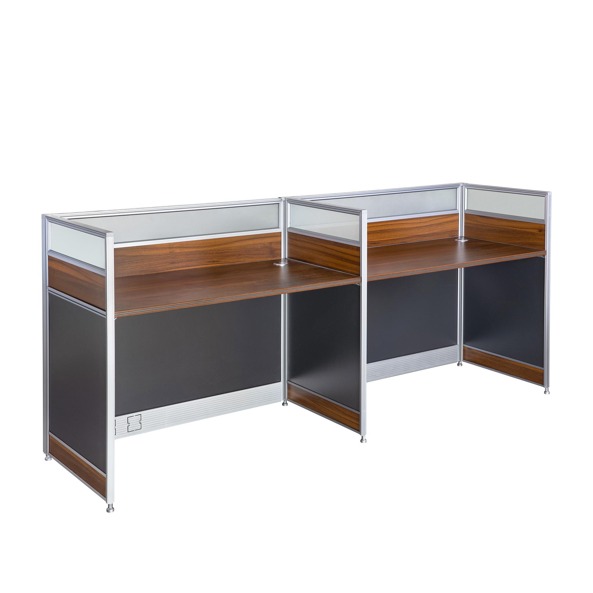 FR Two Seater Workstation Cubicle 403212 | Furniture Republic